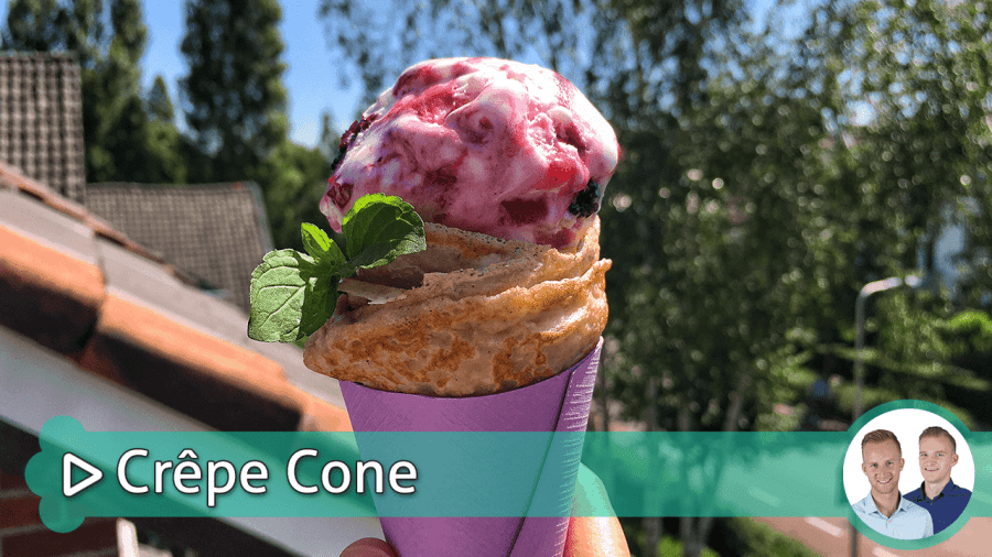 Crepe Cone - een lekker recept van SterkInDeKeuken